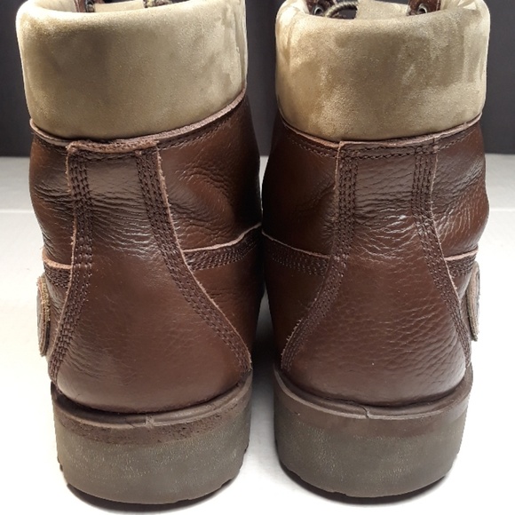 FUBU | Shoes | Fubu Brown Timberland Style Leather Boots Size 2e | Poshmark